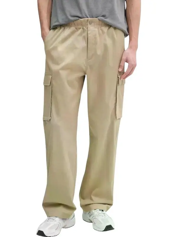 Calvin Klein Elasticated-waist Cargo Pants - Neutrals
