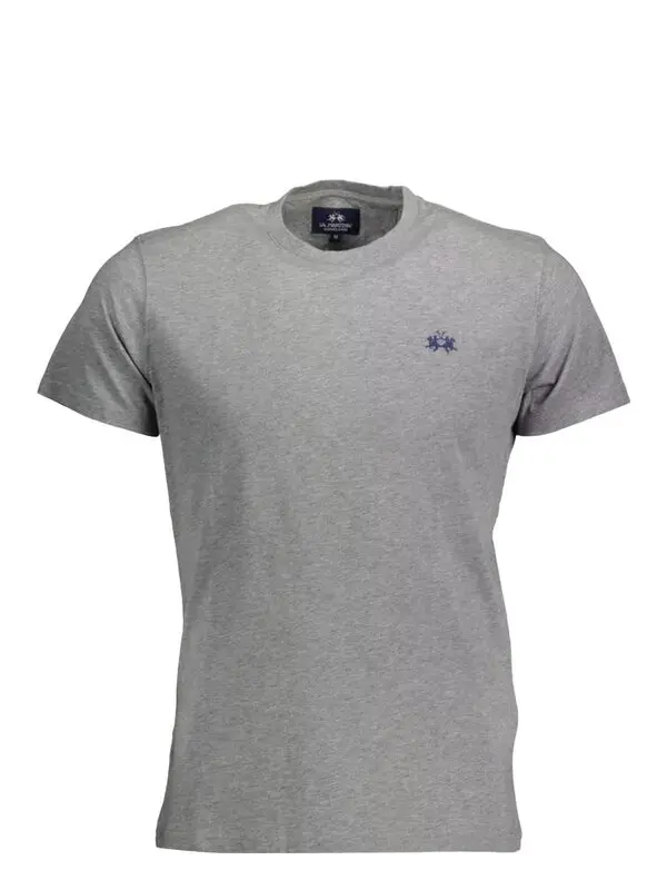 LA MARTINA Chest Logo T-shirt - Grey
