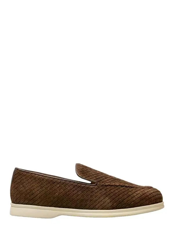 CHUCKIES Suede Loafers - Brown
