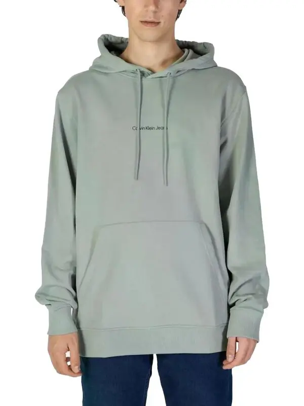 Calvin Klein Logo-print Hoodie - Grey
