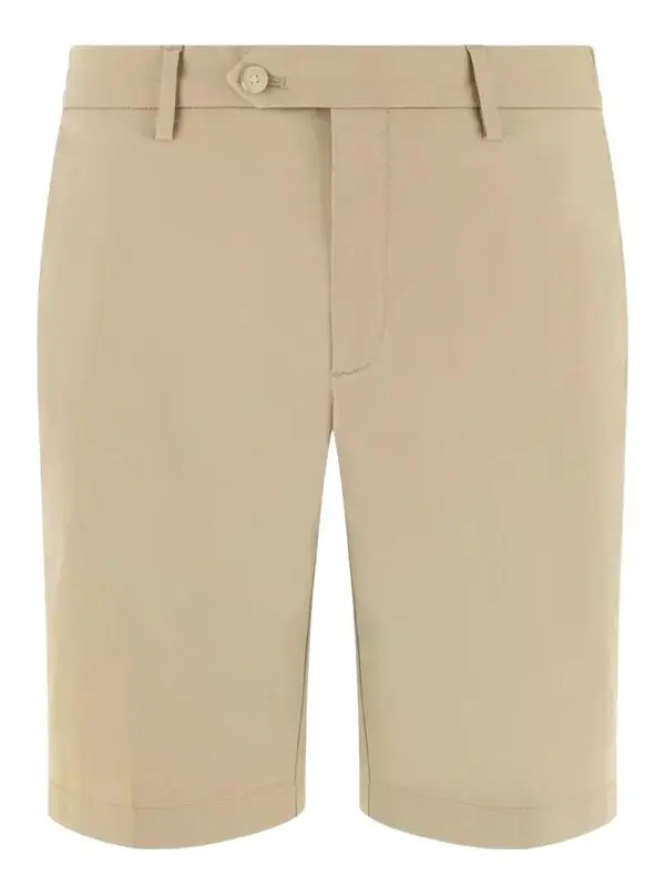 Boggi Milano Stretch-cotton Chino Shorts - Neutrals