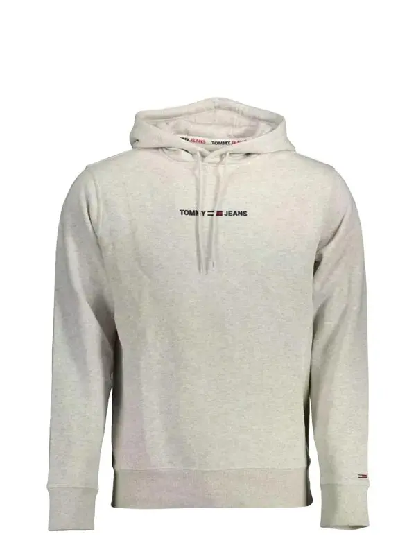 Tommy Hilfiger Logo-embroidered Hoodie - Grey