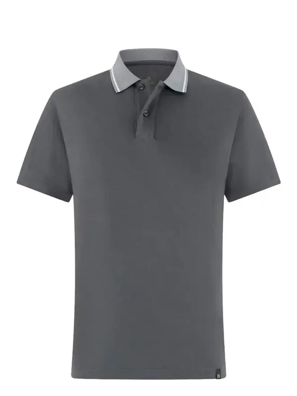 Boggi Milano S-cafè® Piqué Polo Shirt - Grey