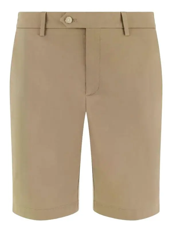 Boggi Milano Stretch-cotton Chino Shorts - Neutrals