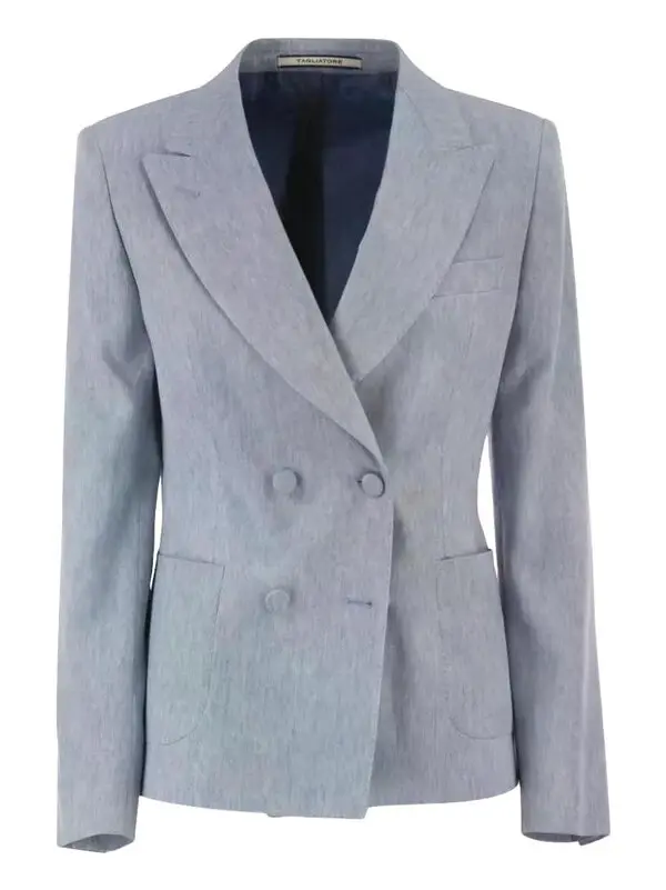 Tagliatore Double-breasted Blazer - Blue