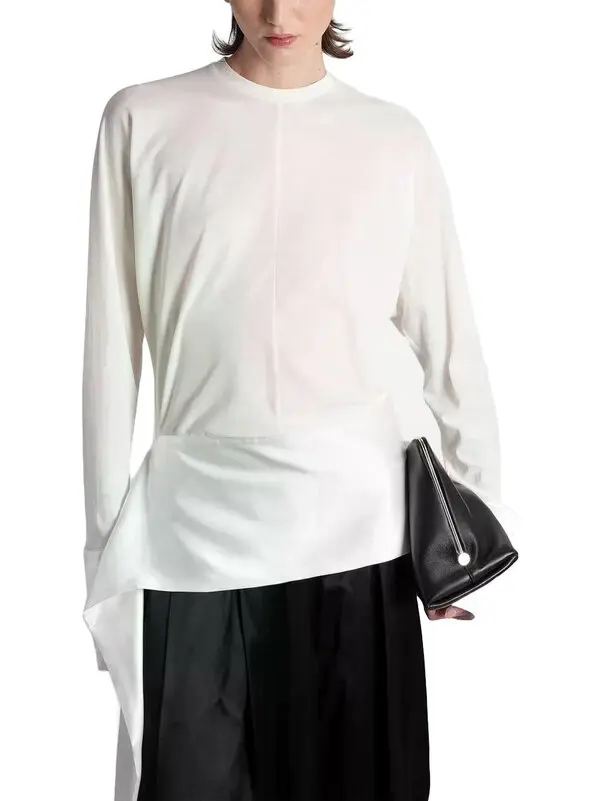 DARKPARK Luna Draped Blouse - Black