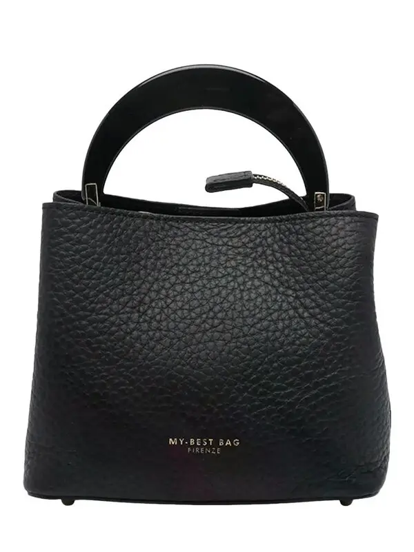 MY BEST BAG FIRENZE Grained Leather Mini Bag - Black