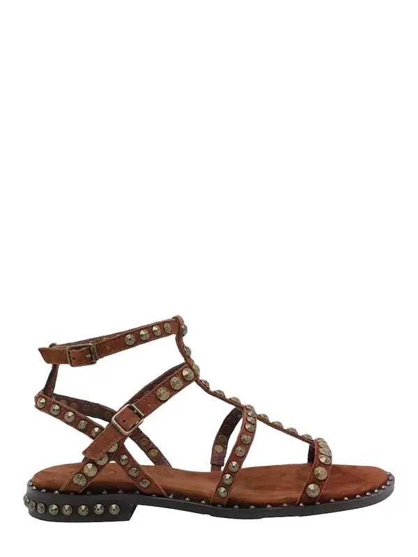 Ash Stud-embellished Sandals - Brown