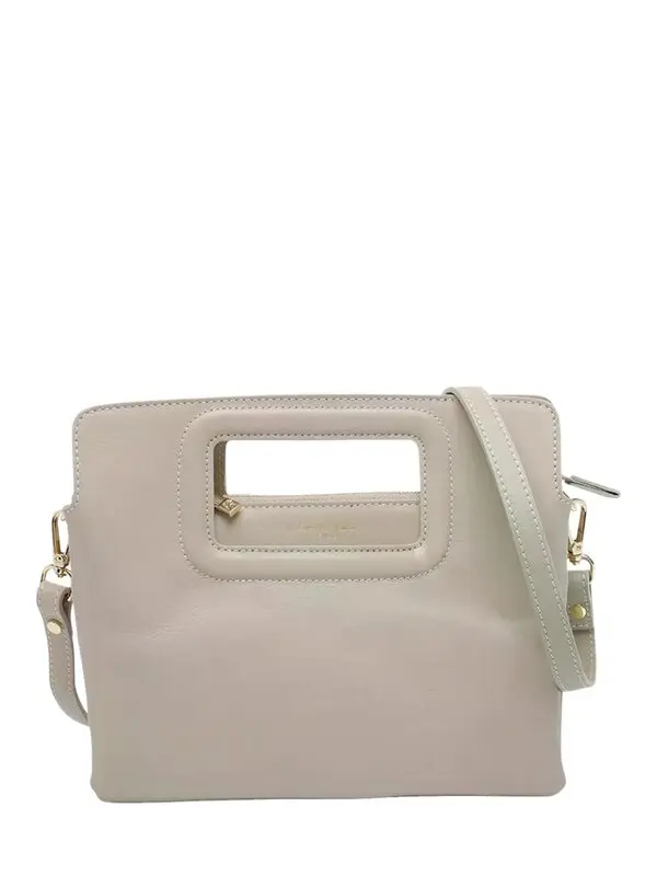 MY BEST BAG FIRENZE Leather Cut-out Clutch - Neutrals