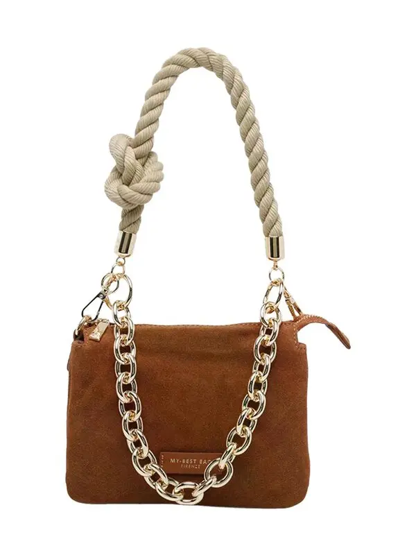MY BEST BAG FIRENZE Rope-handle Shoulder Bag - Brown