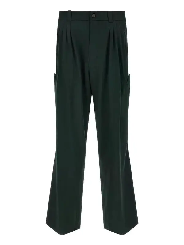 KIKO KOSTADINOV Andras Pleated Trousers - Green