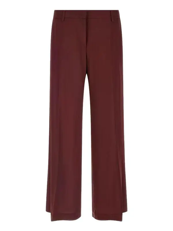 Alberto Biani Wide-leg Palazzo Pants - Red