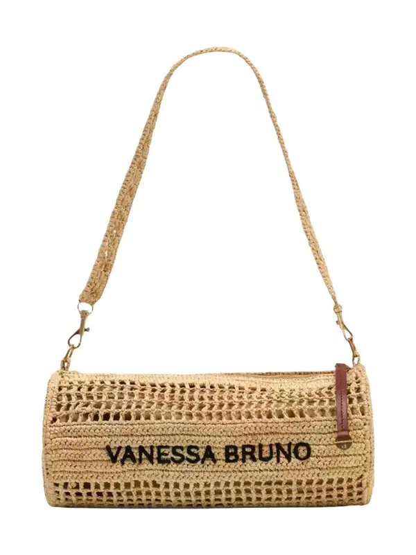 Vanessa Bruno Open-knit Raffia Shoulder Bag - Neutrals