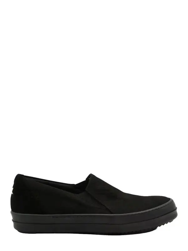 Rick Owens Star-motif Slip-on Sneakers - Black