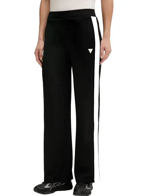 Guess Stripe-detail Track Pants - Black