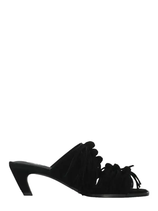 Ash Quincy Mules - Black