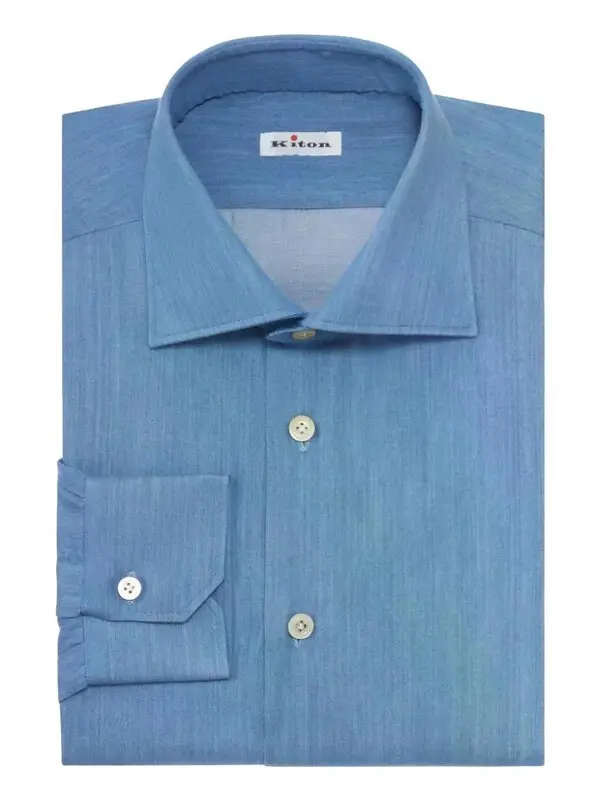 Kiton Cotton Shirt - Blue