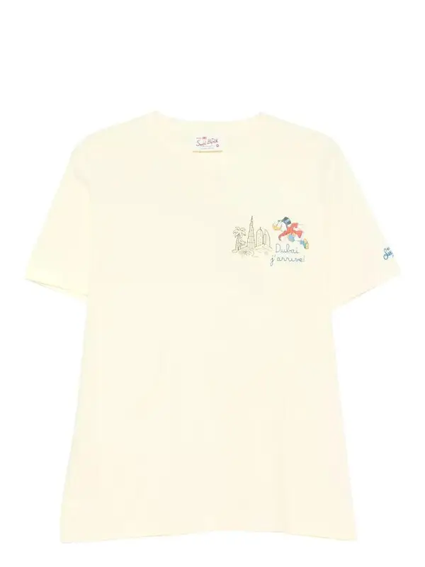 MC2 SAINT BARTH Portofino Crew-neck T-shirt - Yellow