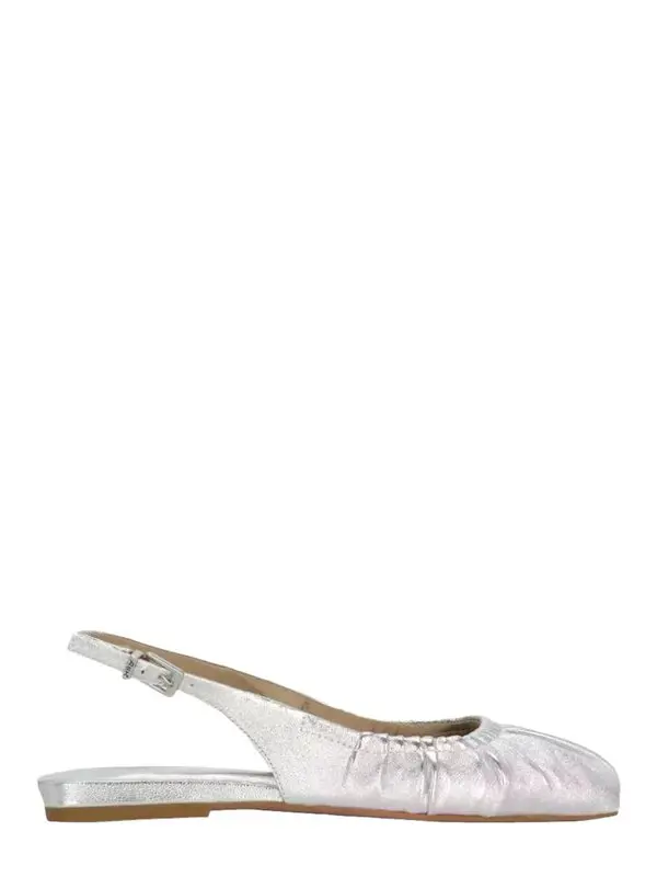 Ash Bibi Ballerina Flats - Silver