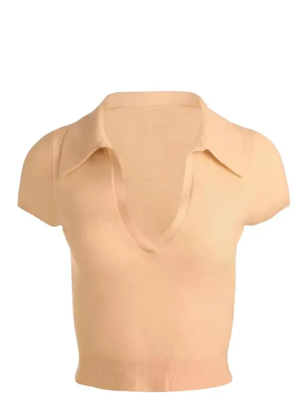 Alice + Olivia Polo-collar T-shirt - Orange