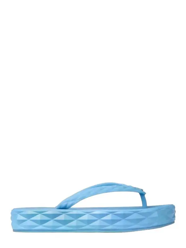JIMMY CHOO Diamond Platform Flip-flops - Blue