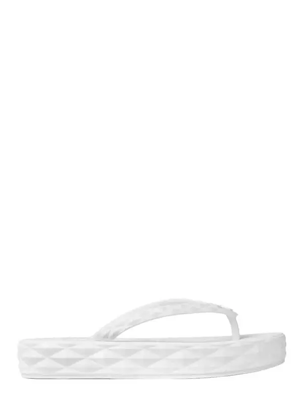 JIMMY CHOO Diamond Sole Flip Flops - White