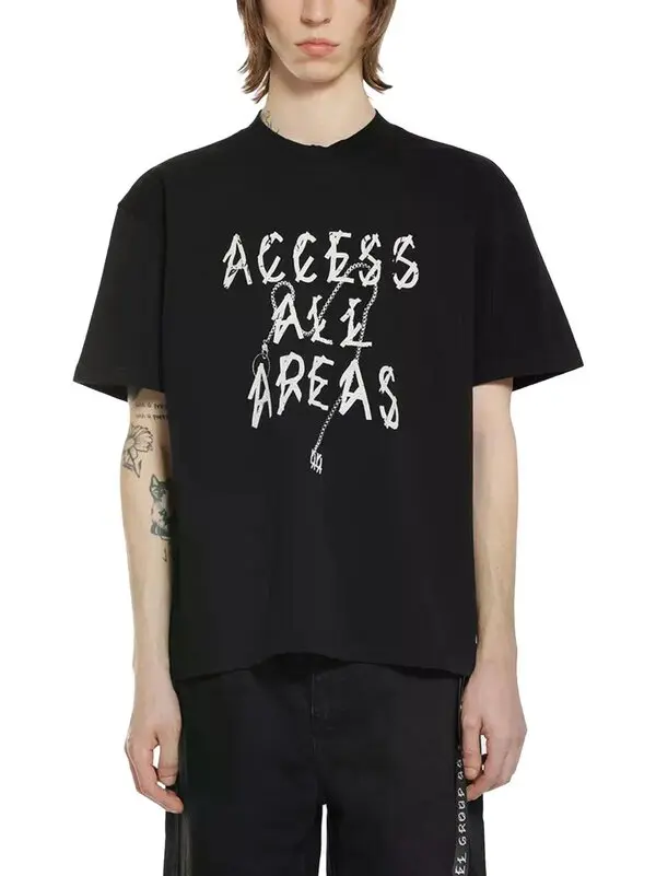 44 LABEL GROUP Aaa Graphic-print T-shirt - Black