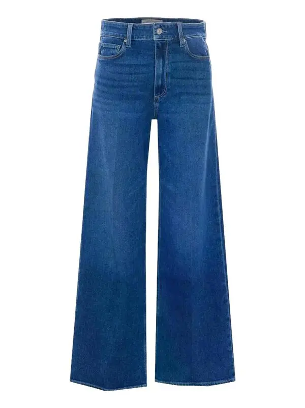 Paige Anessa Wide-leg Jeans - Blue