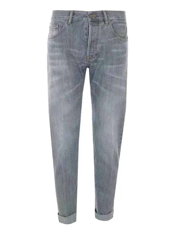 DONDUP Icon Cuffed-hem Jeans - Grey