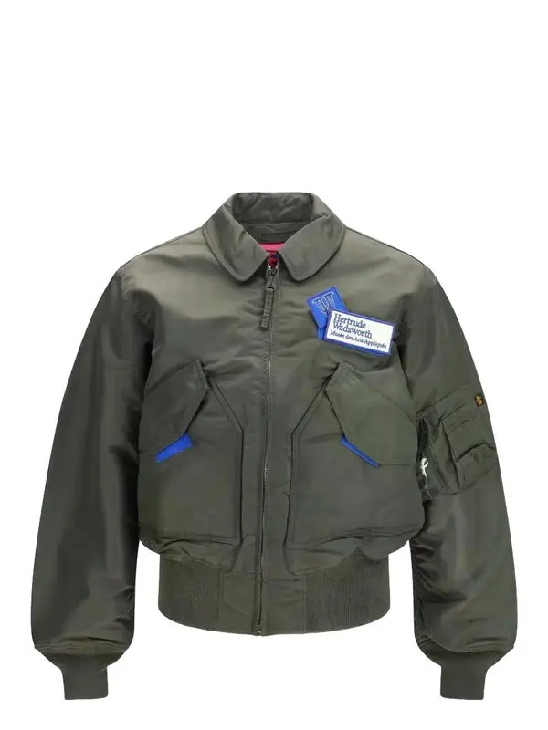 GR10K Alpha Industries Cwu-45 Bomber Jacket - Green