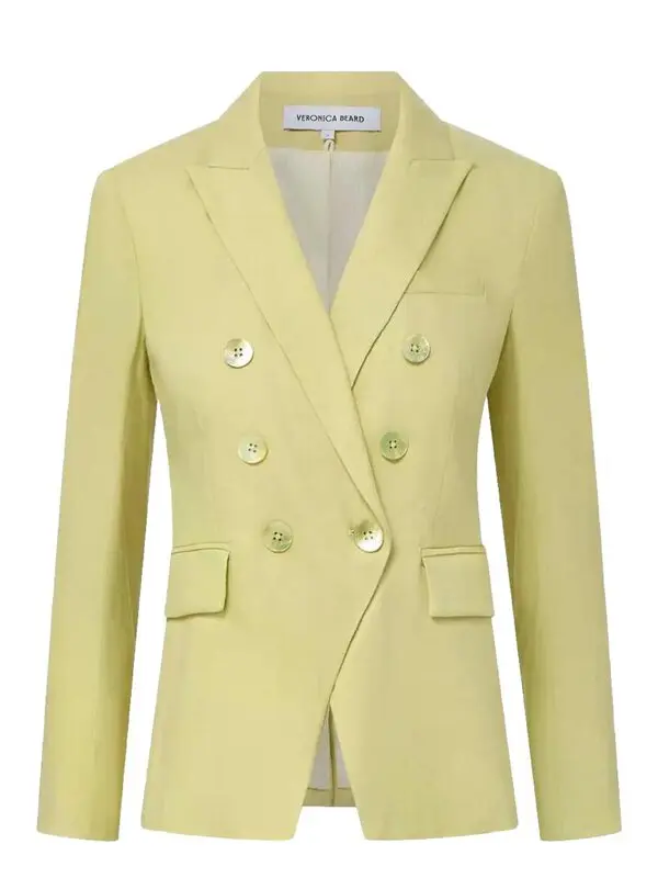 Veronica Beard Miller Double-breasted Blazer - Green