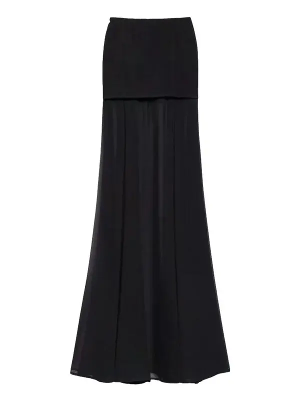 ANIYE BY Lavinia Layered Maxi Skirt - Black