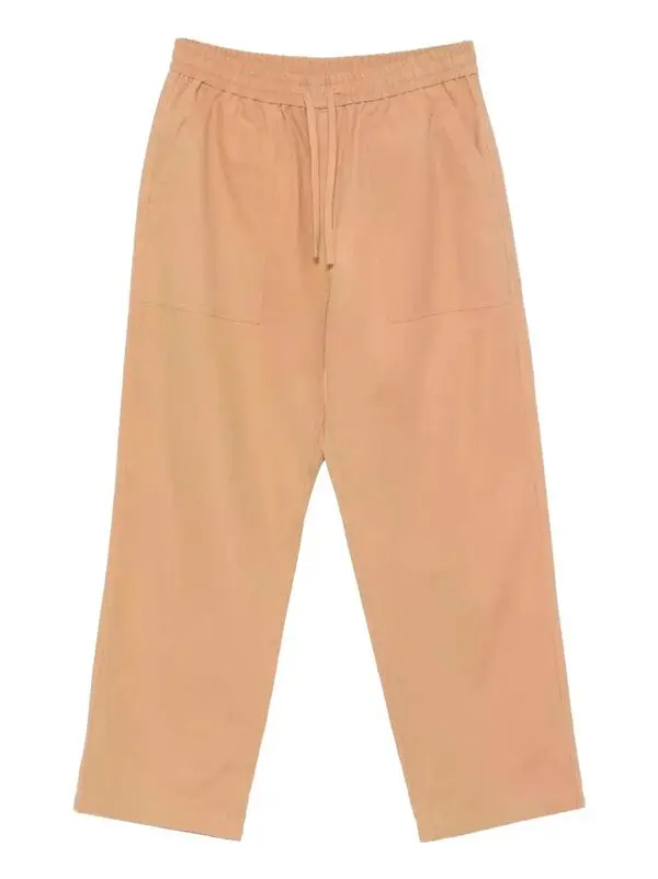 Maison Kitsuné Drawstring Patch-pocket Trousers - Neutrals