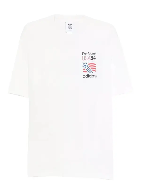 Adidas Cotton T-shirt - Neutrals