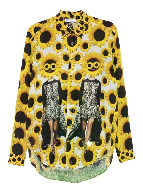 The Artistylist Sunflower Print Shirt - Yellow