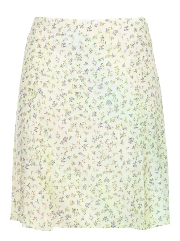 MAR DE MARGARITAS Kate Mini Skirt - White