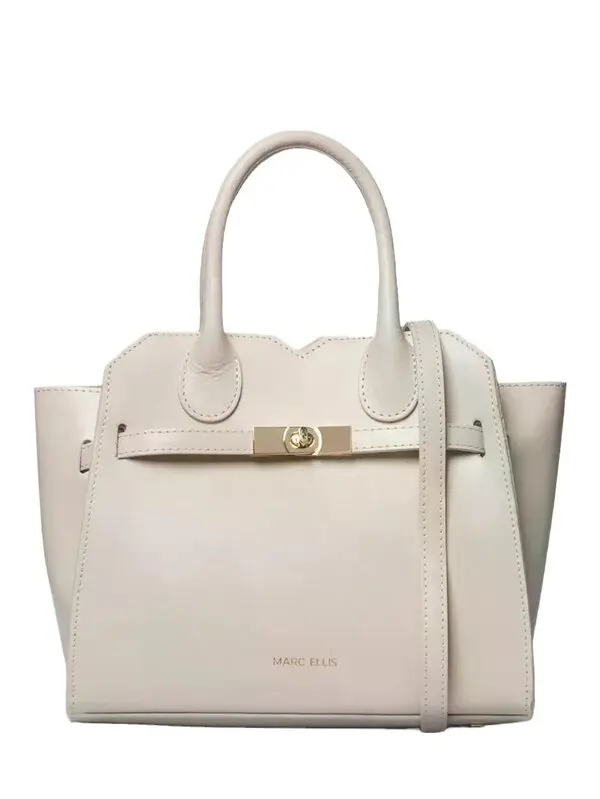 MARC ELLIS Twist-lock Tote Bag - Neutrals