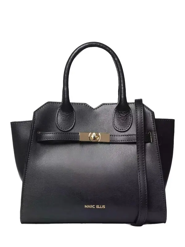 MARC ELLIS Tote Bag With Logo Detail - Black