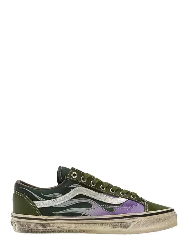VANS Premium Old Skool 36 Flame Sneakers - Green