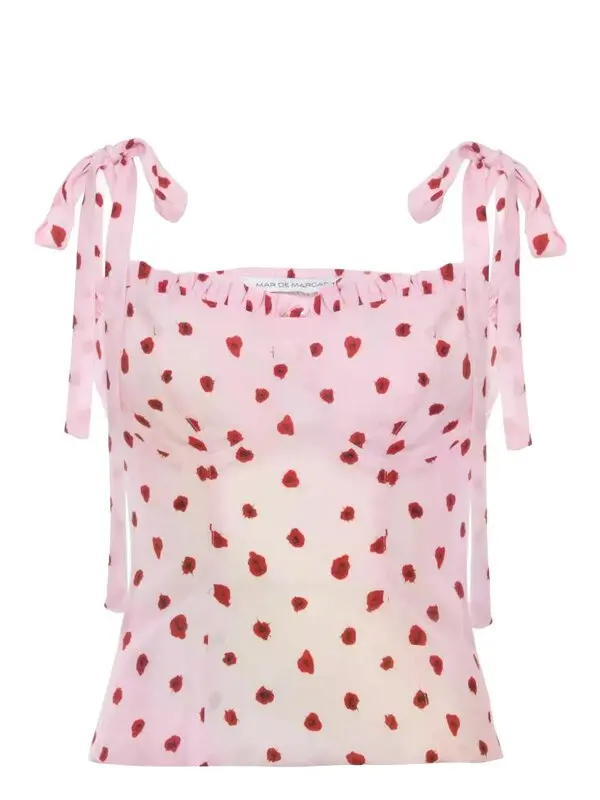 MAR DE MARGARITAS Printed Top - Pink