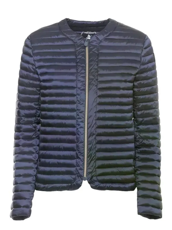 SAVE THE DUCK Quilted Zip-up Jacket - Blue
