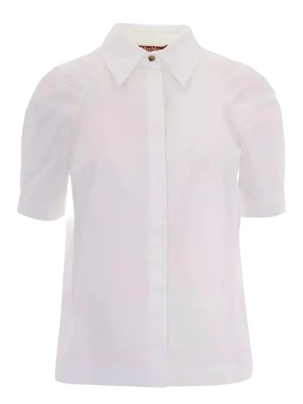 Max Mara Button-down Cotton Shirt - White