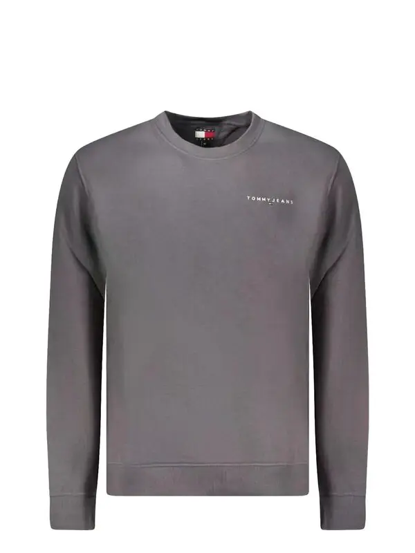 Tommy Hilfiger Logo-print Crew-neck Sweatshirt - Grey