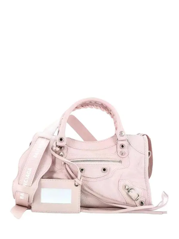 Balenciaga City Classic Studs Mini Satchel - Pink