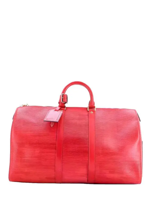 LOUIS VUITTON Keepall 45 Travel Bag Epi Leather - Red