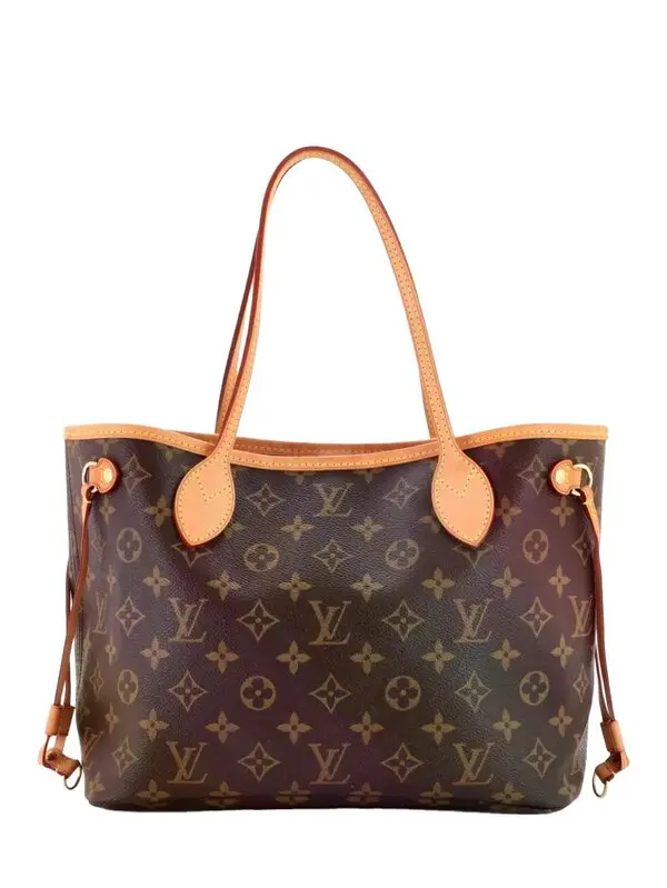 LOUIS VUITTON Neverfull Monogram Canvas Pm Tote Bag - Brown