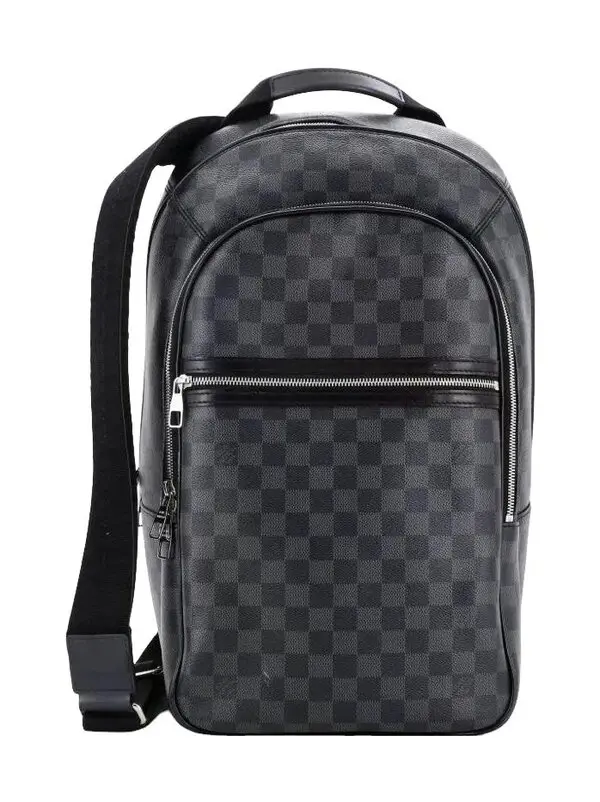 LOUIS VUITTON Michael Nm Damier Graphite Backpack - Black
