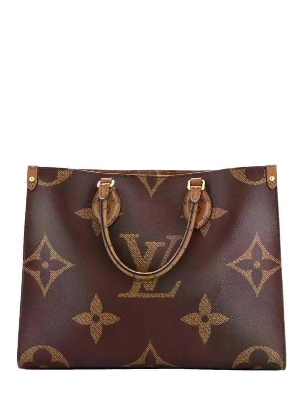 LOUIS VUITTON Onthego Reverse Monogram Giant Mm Tote Bag - Brown