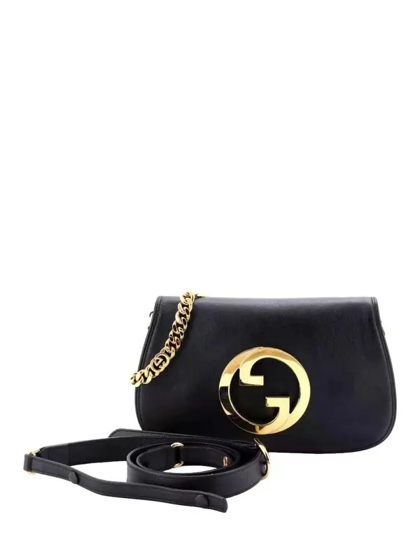 Gucci Blondie Chain Flap Bag - Black