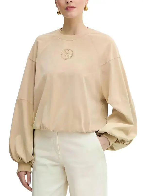 Guess Logo-embellished Sweatshirt - Neutrals